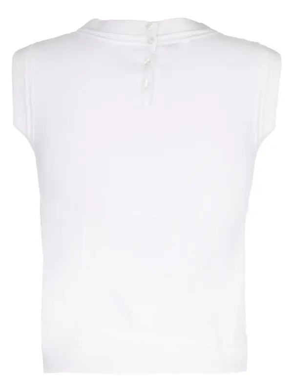 Shiatzy Chen Lace Vest - White
