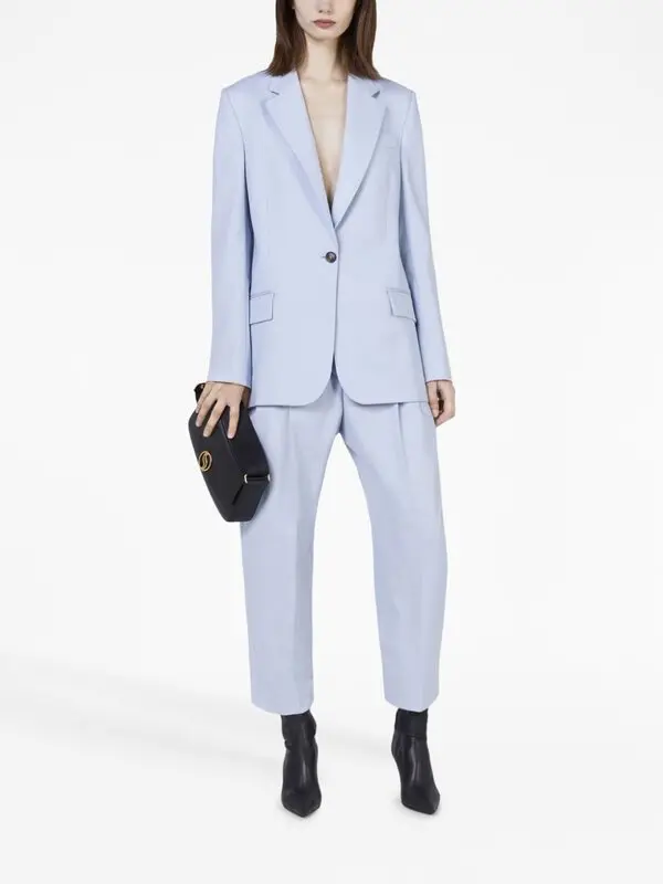 Stella McCartney Pleated Cropped Trousers