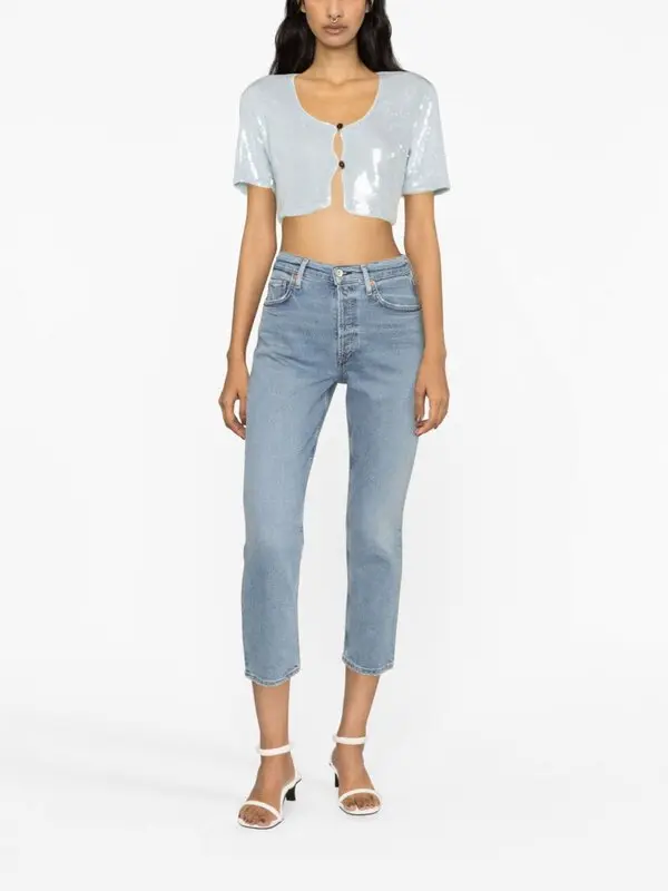 Citizens Of Humanity Charlotte Cropped Straight-leg Jeans