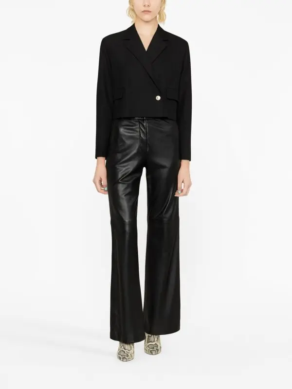 Maje Cropped Single-breasted Blazer
