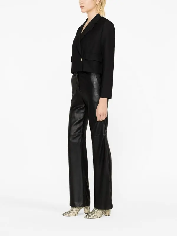 Maje Cropped Single-breasted Blazer