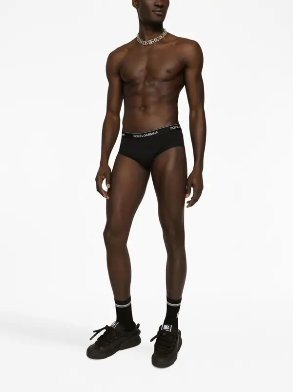 Dolce & Gabbana Brando Cotton Boxers - Black