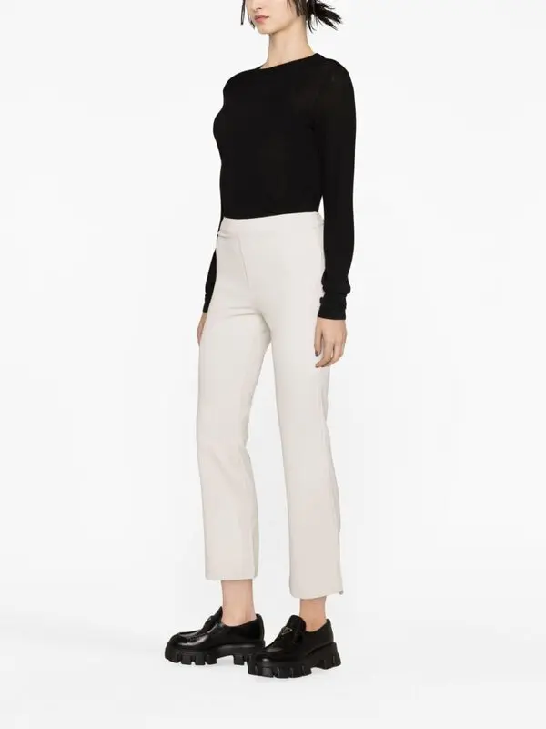 Herno Cropped Trousers - Neutrals