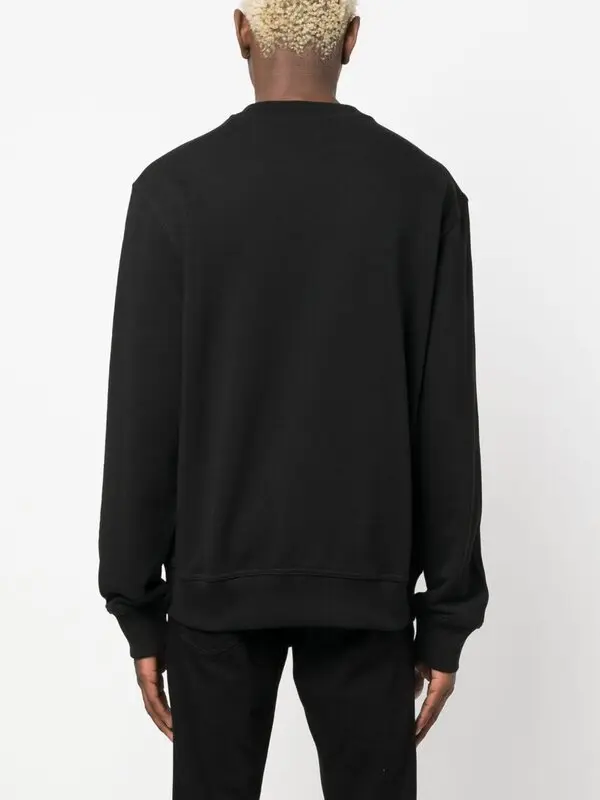 BOSS Logo Print Cotton Sweatshirt