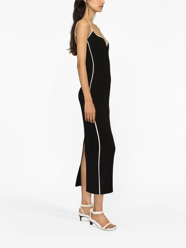 Paris Georgia Sweatheart-neck Maxi Dress
