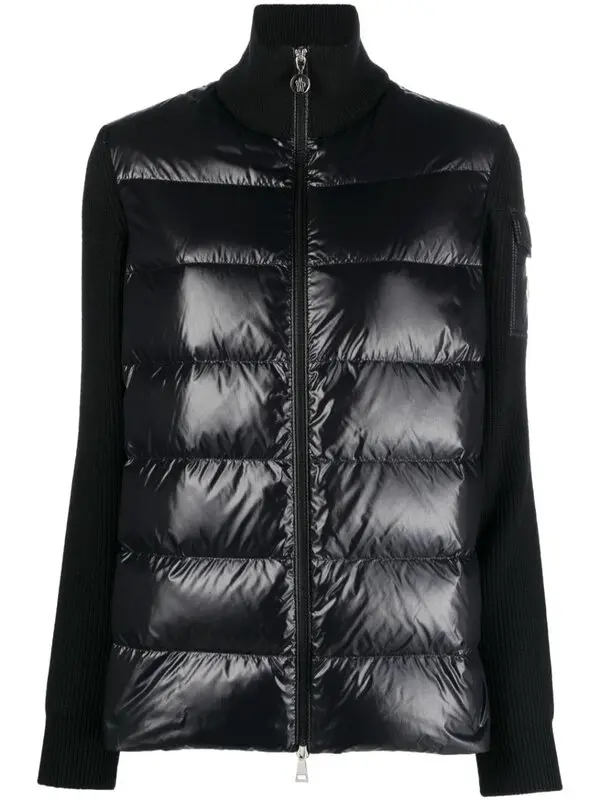 Moncler Panelled Jacket - Black