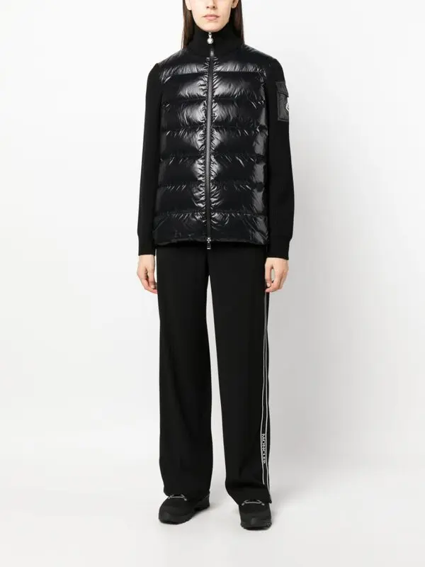 Moncler Panelled Jacket - Black