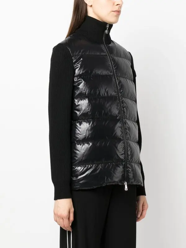 Moncler Panelled Jacket - Black
