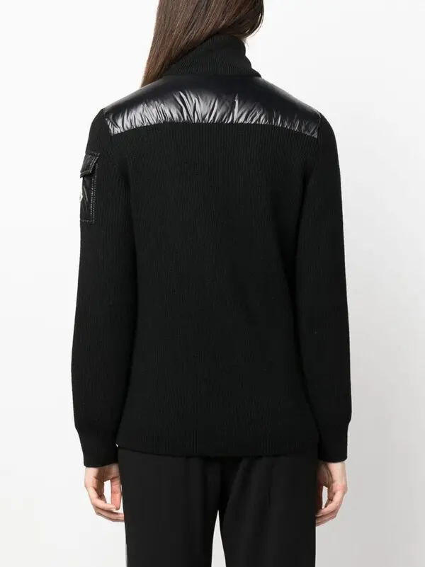 Moncler Panelled Jacket - Black
