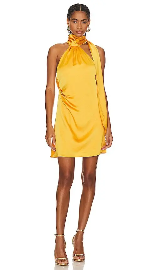Simkhai Jade Mini Dress In Yellow