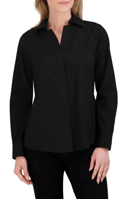 Foxcroft Taylor Stretch Shirt - Black