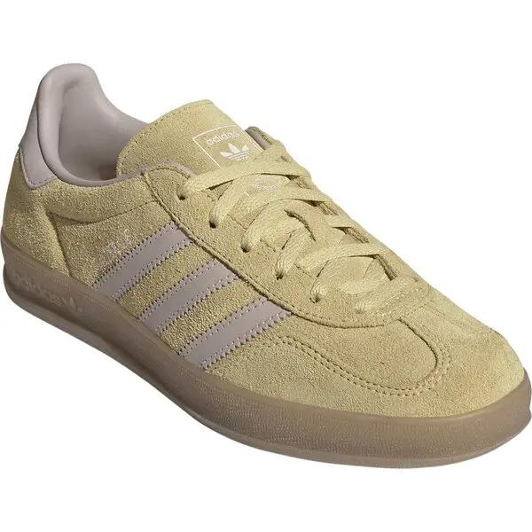 Adidas Gazelle Indoor Sneaker - Yellow/quartz/gum