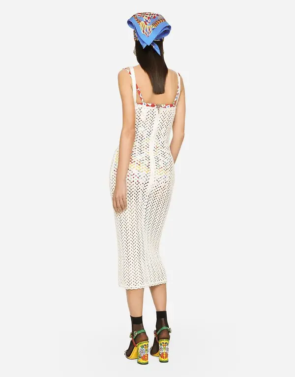 Dolce & Gabbana Crochet Slip Dress