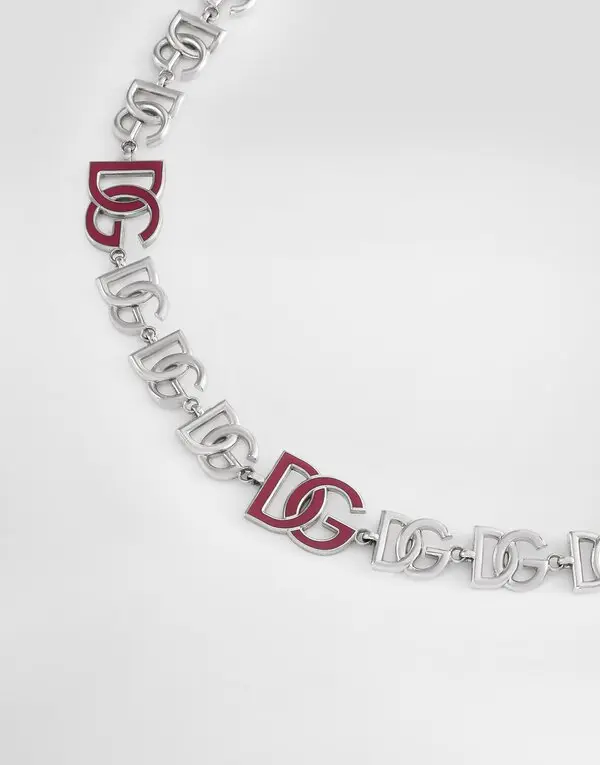 Dolce & Gabbana Chain Necklace With Dg Multi-logo