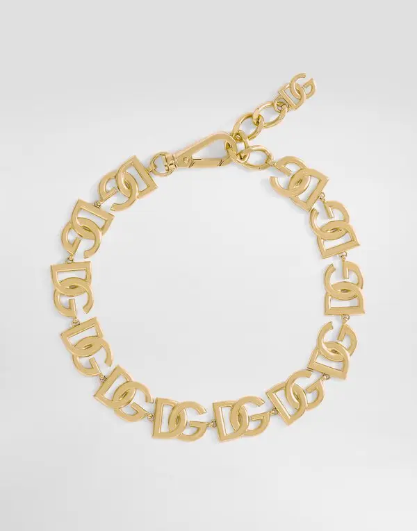 Dolce & Gabbana Choker With Dg Logos - Gold