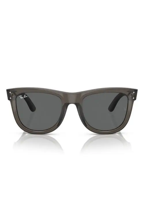 Ray-ban Reverse Wayfarer Square Sunglasses - Dark Grey