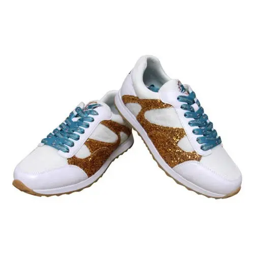 CUCE Miami Dolphins Glitter Sneakers