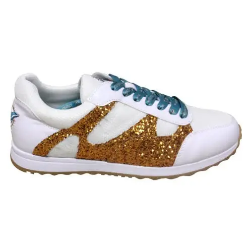CUCE Miami Dolphins Glitter Sneakers