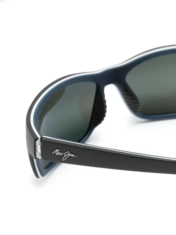 Maui Jim Rectangle Frame Sunglasses - Black