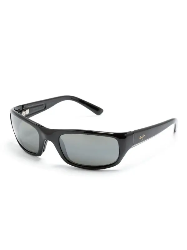 Maui Jim Logo-print Rectangle-frame Sunglasses