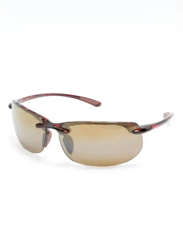 Maui Jim Banyans Rimless Sunglasses - Brown