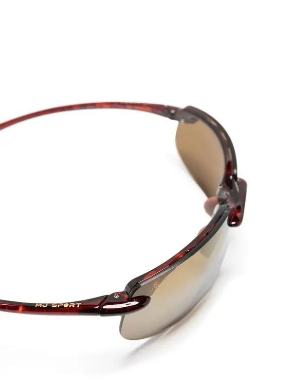 Maui Jim Banyans Rimless Sunglasses - Brown