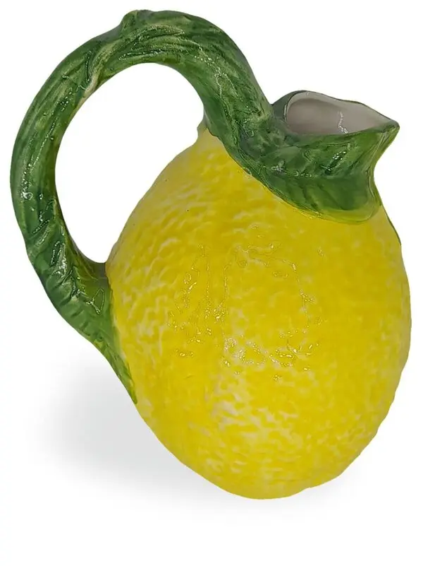 LES-OTTOMANS Fruit Porcelain Jug - Yellow