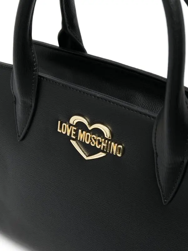 Moschino Logo-plaque Tote Bag