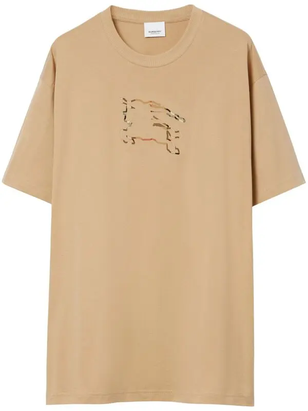 Burberry Equestrian Knight-motif Cotton T-shirt