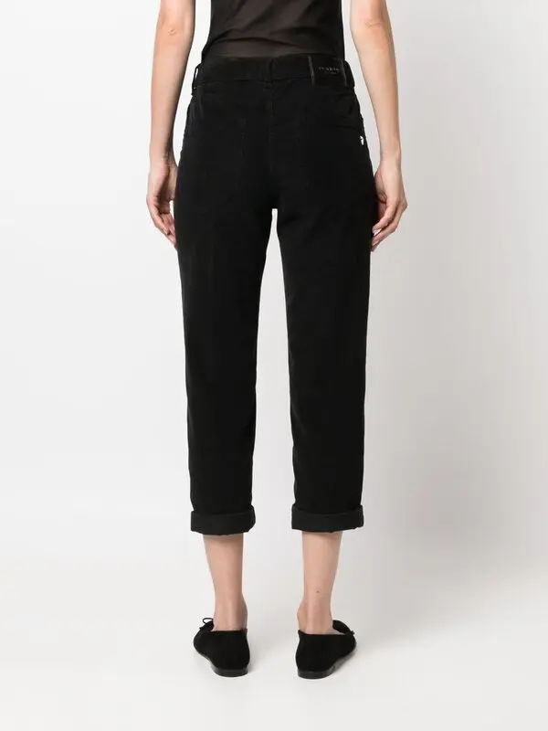 DONDUP Koons Cropped Trousers - Black