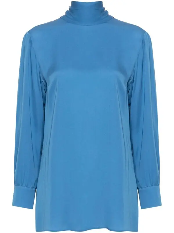 Gucci Pussy-bow Collar Silk Blouse