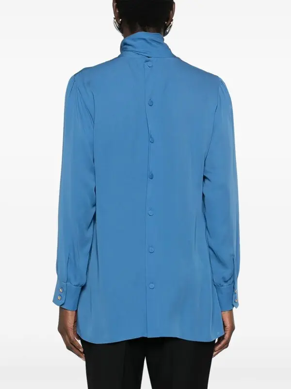 Gucci Pussy-bow Collar Silk Blouse