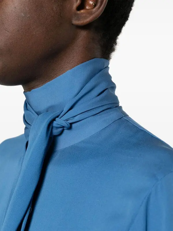 Gucci Pussy-bow Collar Silk Blouse