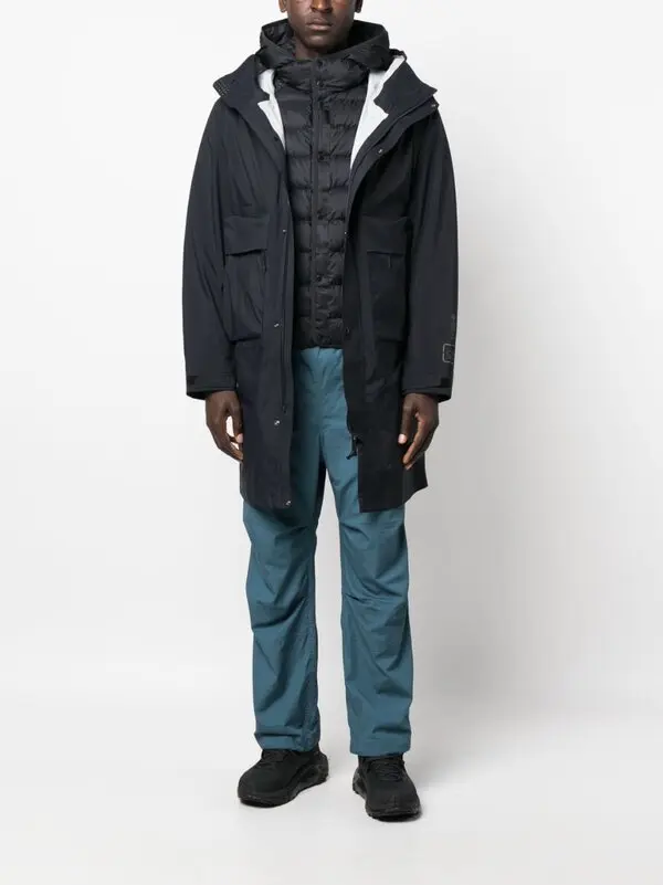 C.P. COMPANY Logo-print Layered Coat