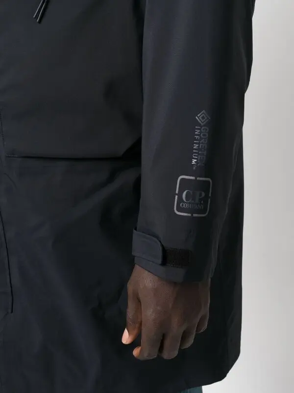 C.P. COMPANY Logo-print Layered Coat