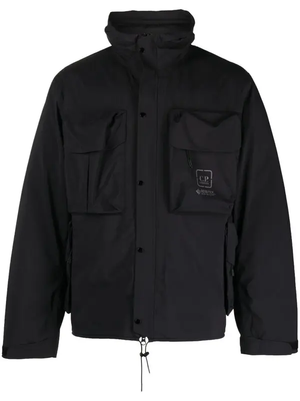 C.P. COMPANY Logo-print Windbreaker