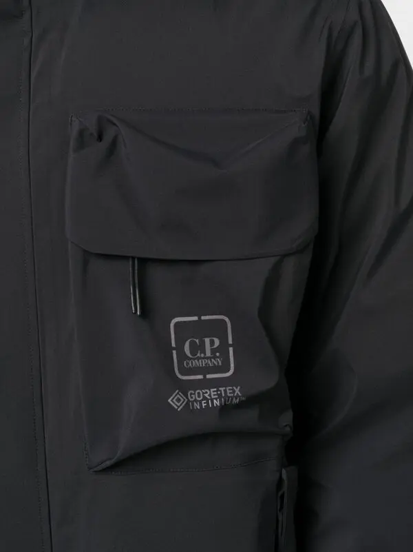 C.P. COMPANY Logo-print Windbreaker