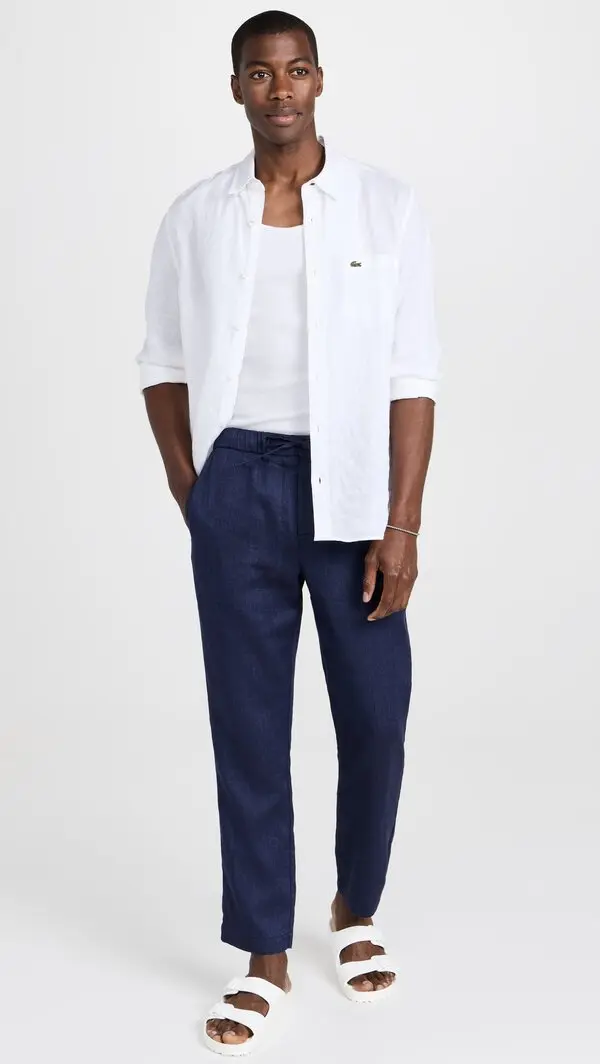 Frescobol Carioca Oscar Linen Chinos
