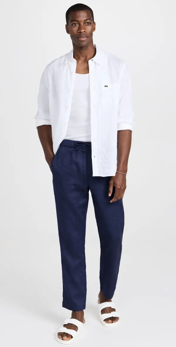 Frescobol Carioca Oscar Linen Chinos