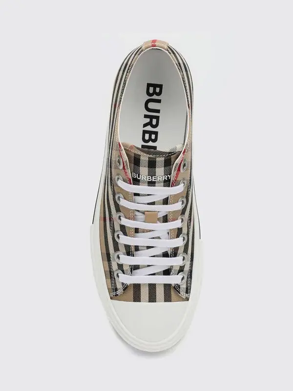 Burberry Vintage Check Platform Sneakers - Beige