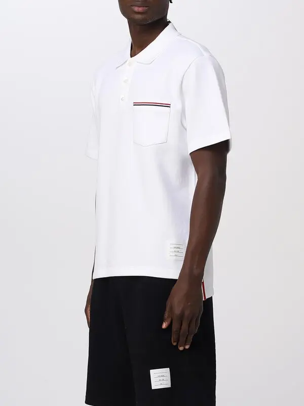 Thom Browne Polo Shirt In Cotton