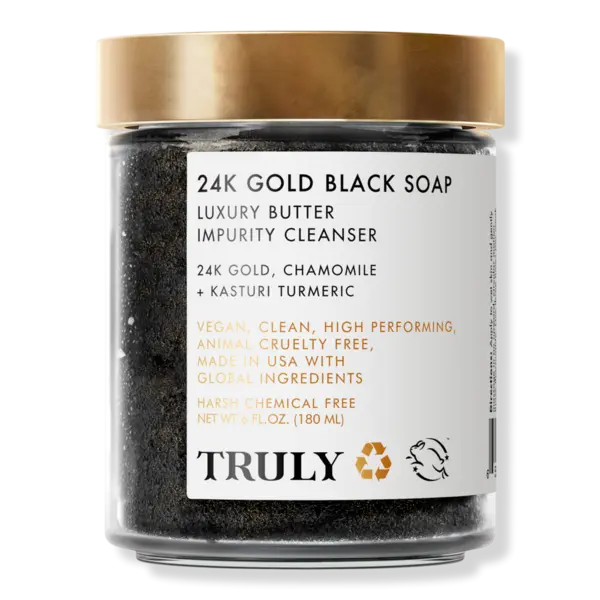 TRULY 24k Gold Black Soap Luxury Butter Impurity Cleanser - One-color