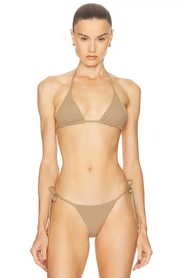 Eterne Isla Bikini Top - Taupe