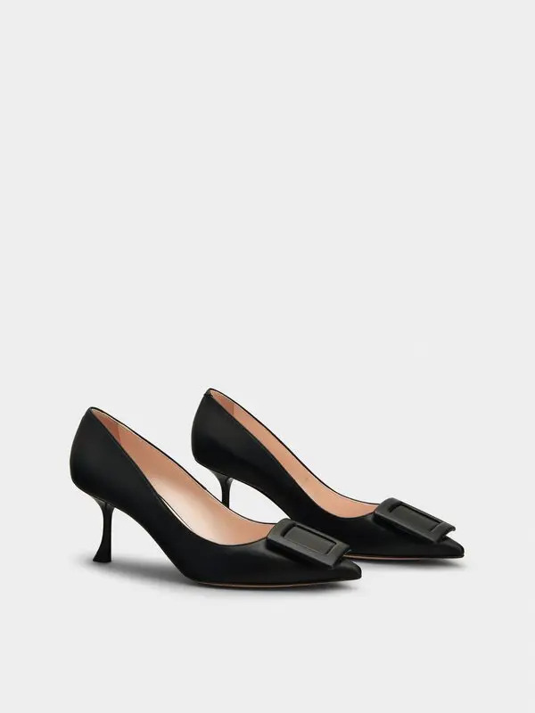 ROGER VIVIER Viv' In The City Leather Pumps