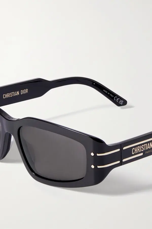 Dior Diorsignature S9u Rectangular Sunglasses - Black