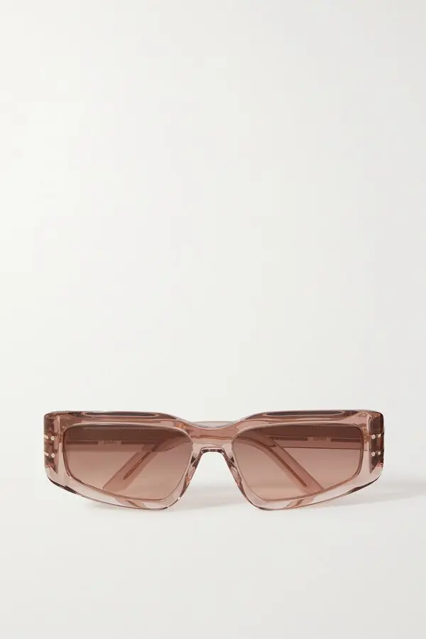 Dior Diorsignature S9u Rectangular Sunglasses - Pink