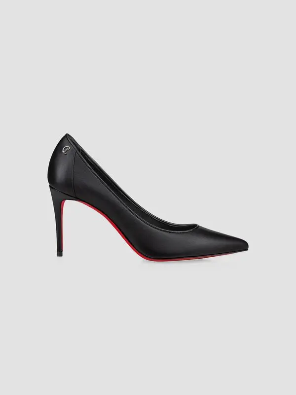 CHRISTIAN LOUBOUTIN Sporty Kate 85mm Leather Pumps - Black