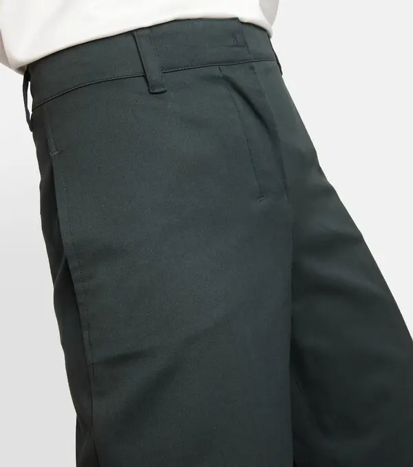 Max Mara Cotton Straight Leg Trousers