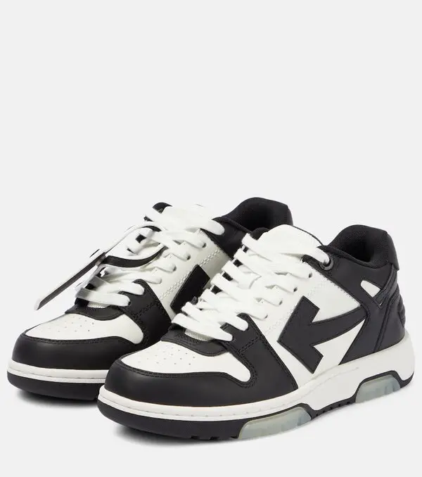 Off-White Out Of Office Leather Sneakers