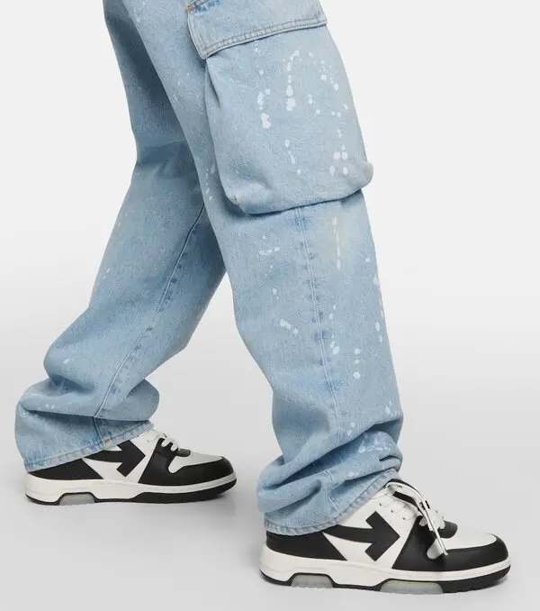 Off-White Out Of Office Leather Sneakers